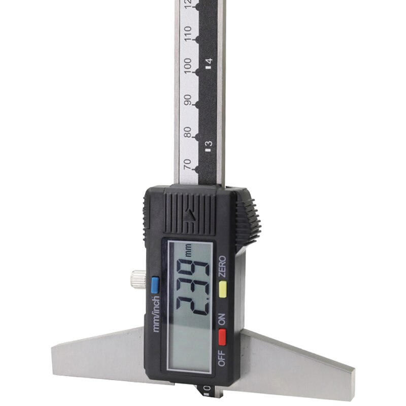 0-150mm 6" Metric Imperial Digital Depth Vernier C... – Vicedeal