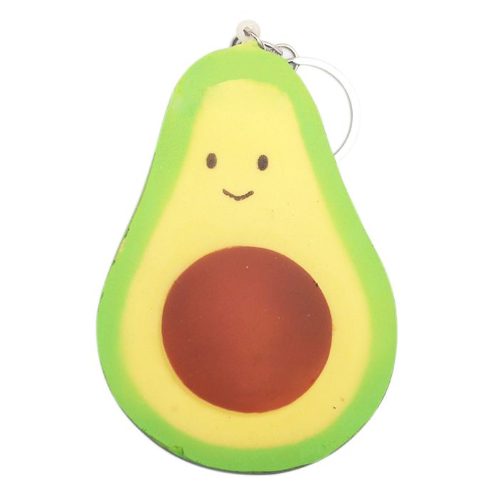 Kawaii Squishy Avocado Fruit Slow Rising Phone str... – Grandado