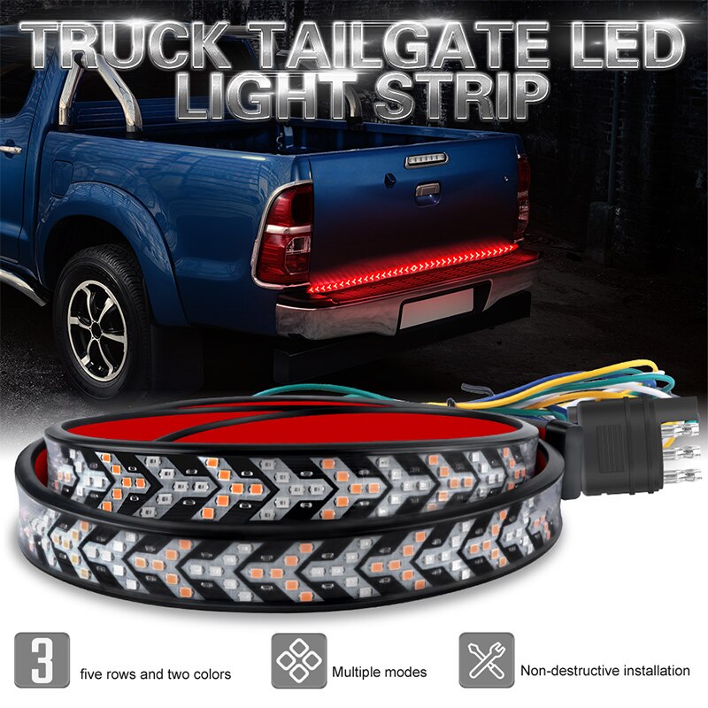 48inch Truck Tailgate LED Strip Light Bar high low... – Grandado