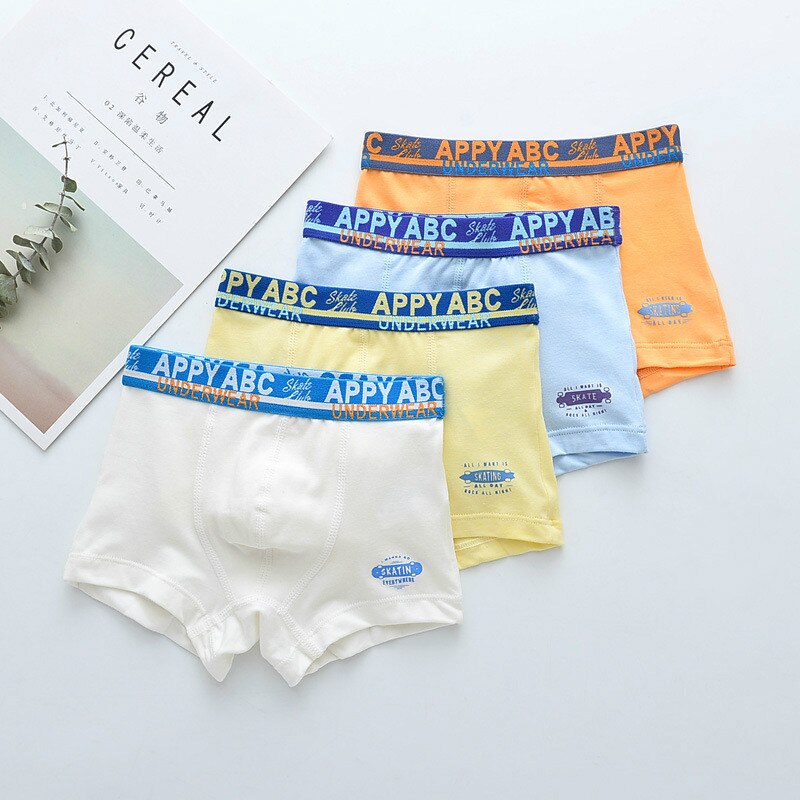 modal boy's briefs monogrammed 4 pack baby shorts ... – Vicedeal