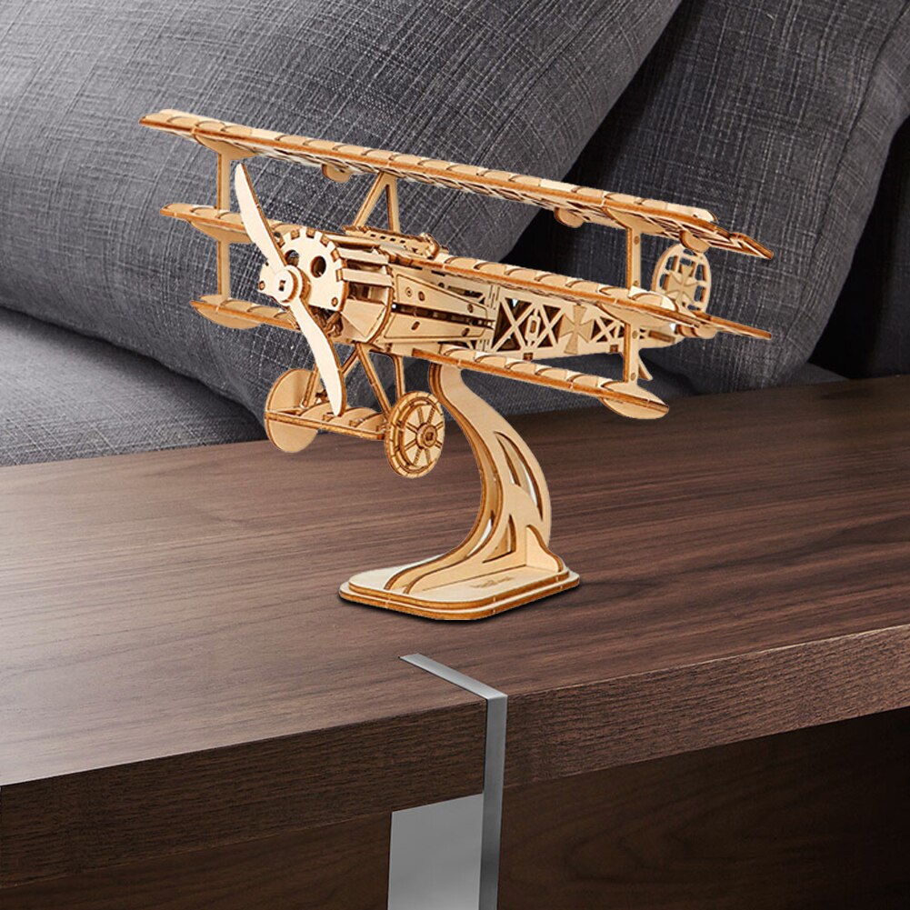 145pcs 3D Retro Airplane Wooden Jigsaw Puzzle Toys... – Vicedeal