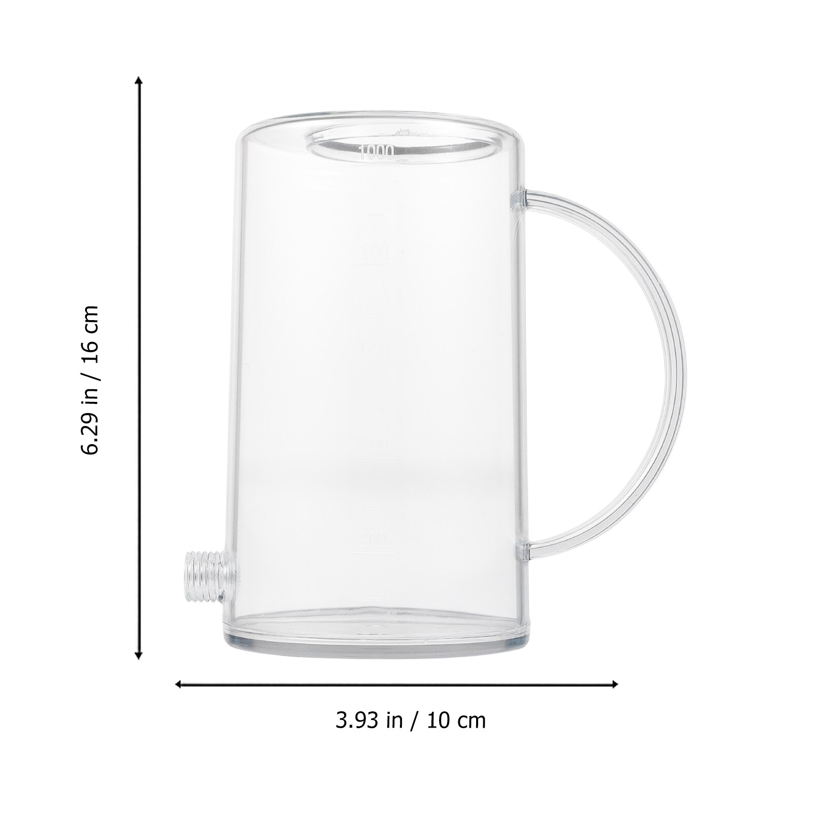 1L Long Spout Watering Can with Measuring Scale Ha... – Grandado