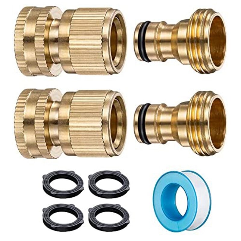 Garden Hose Quick Connect Kit,Hose Quick Connector... – Grandado