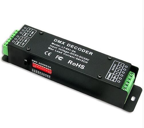 LT-851-5A DMX-PWM Constant Voltage Led decoder DC5... – Vicedeal LT-851-5A DMX-PWM Constant Voltage Led decoder DC5... – Vicedeal