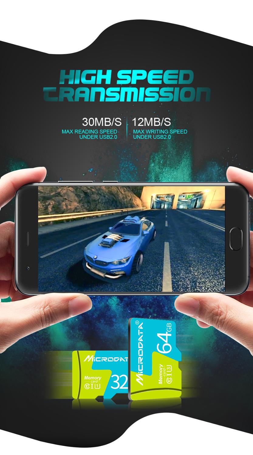 Real Capacity Micro SD card 64GB 32GB TF Flash car... – Grandado