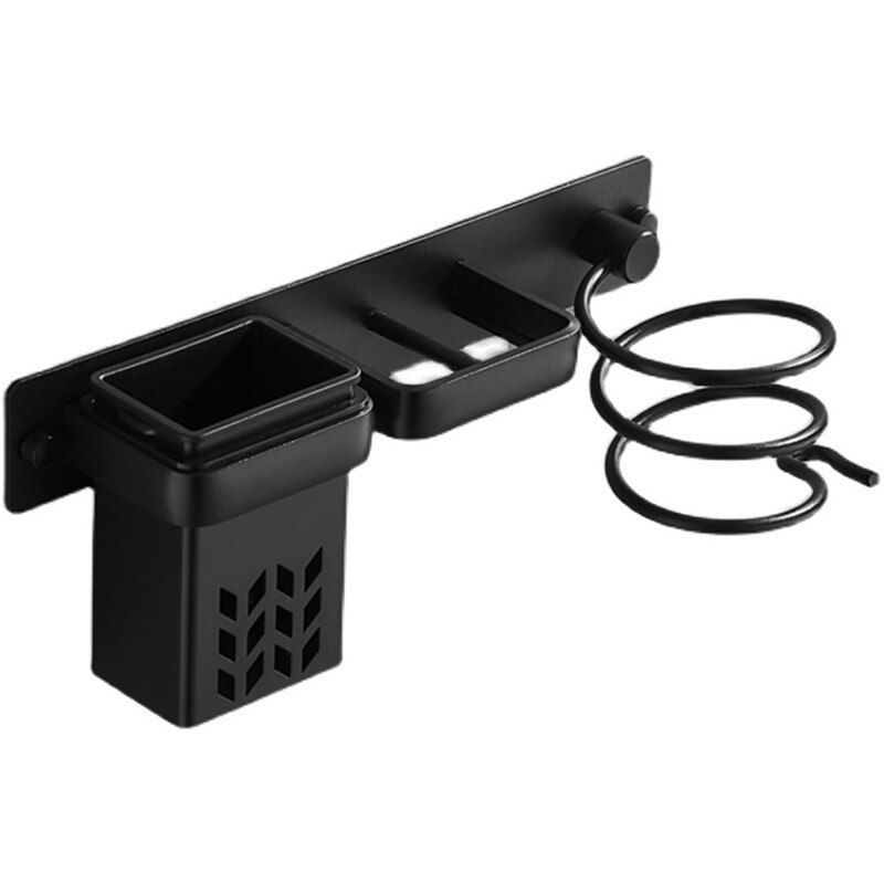 Wall Mounted Hair Dryer Holder Hair Straightener S... – Grandado