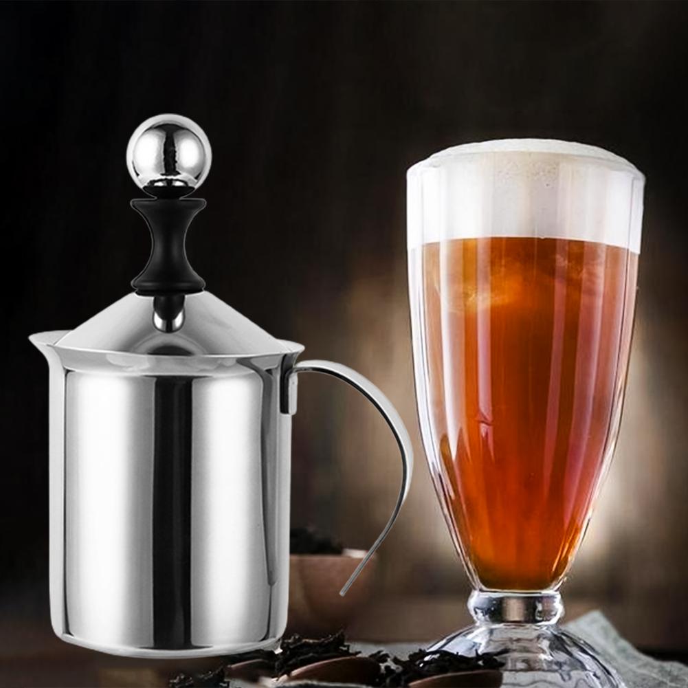 400/800ml Cappuccino Milk Frother Double Layer Sta... – Grandado