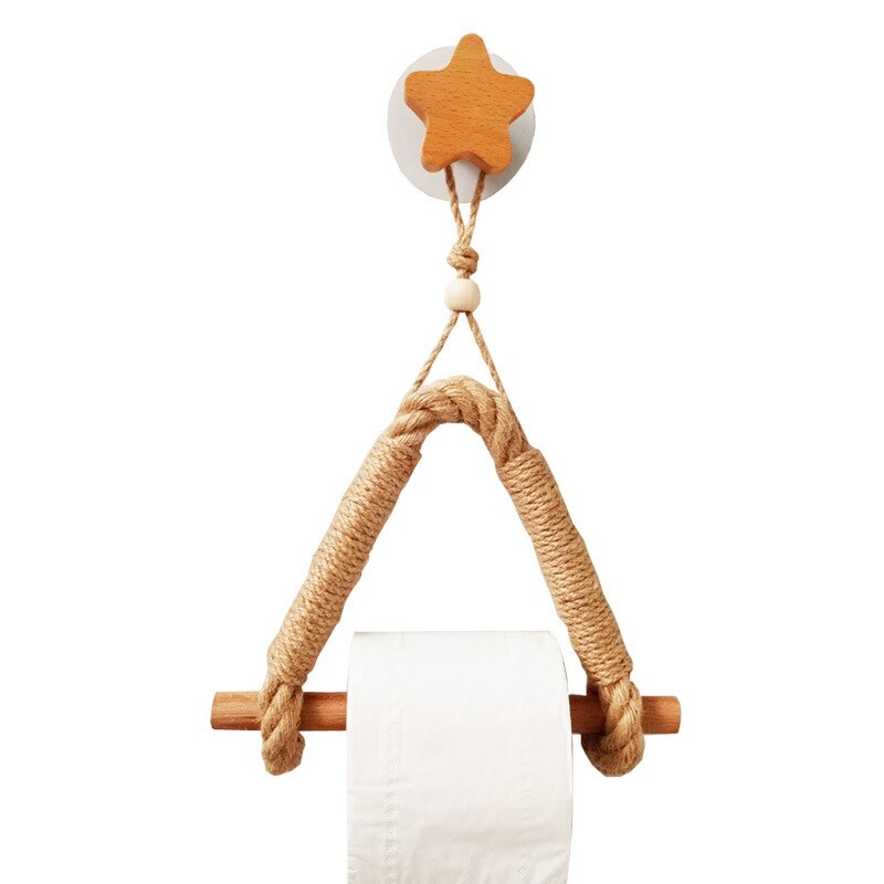 Roll Paper Holder Vintage Star Towel Hanging Rope ... – Grandado