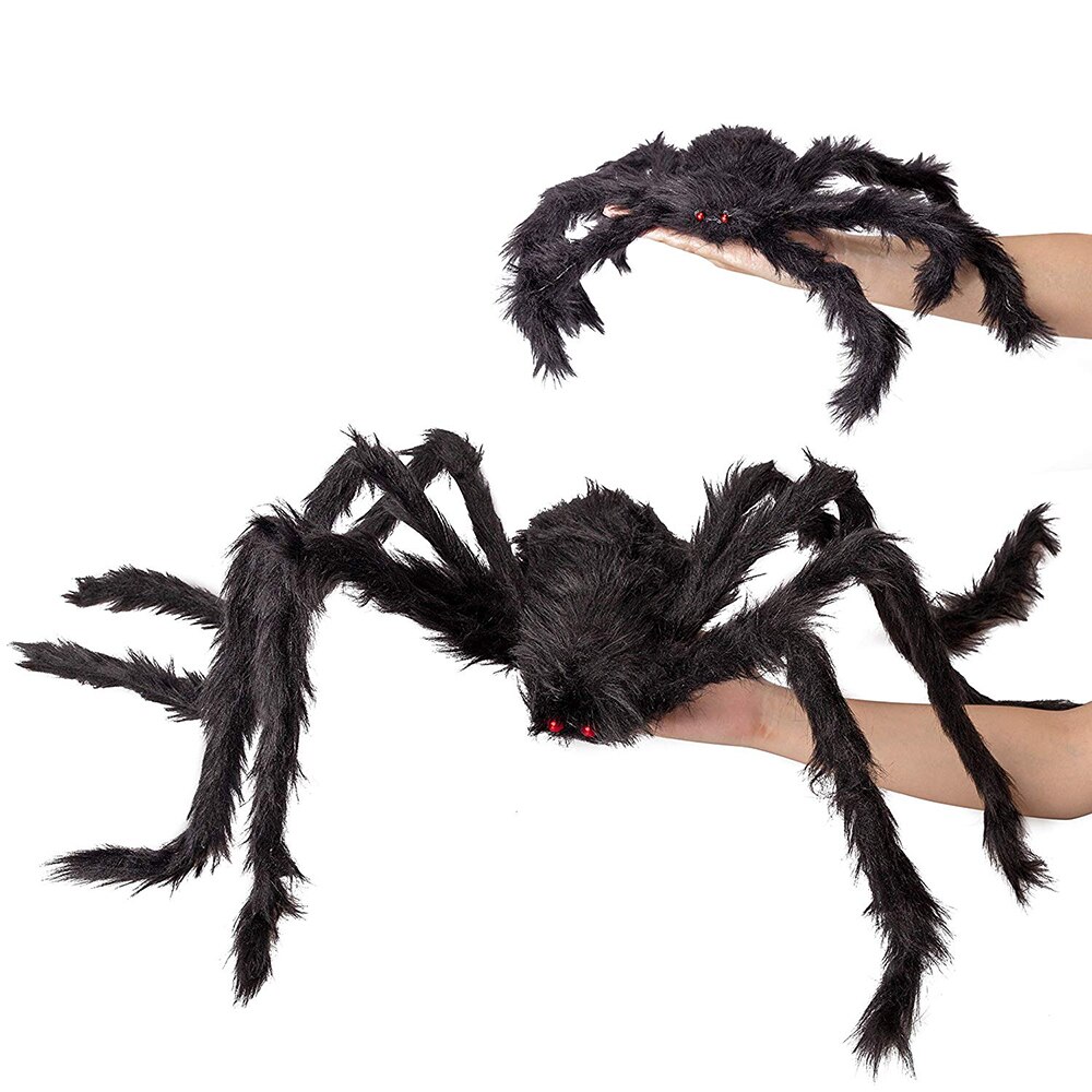 1Pc 30/50/75cm Black Big Halloween Plush Spiders K... – Grandado