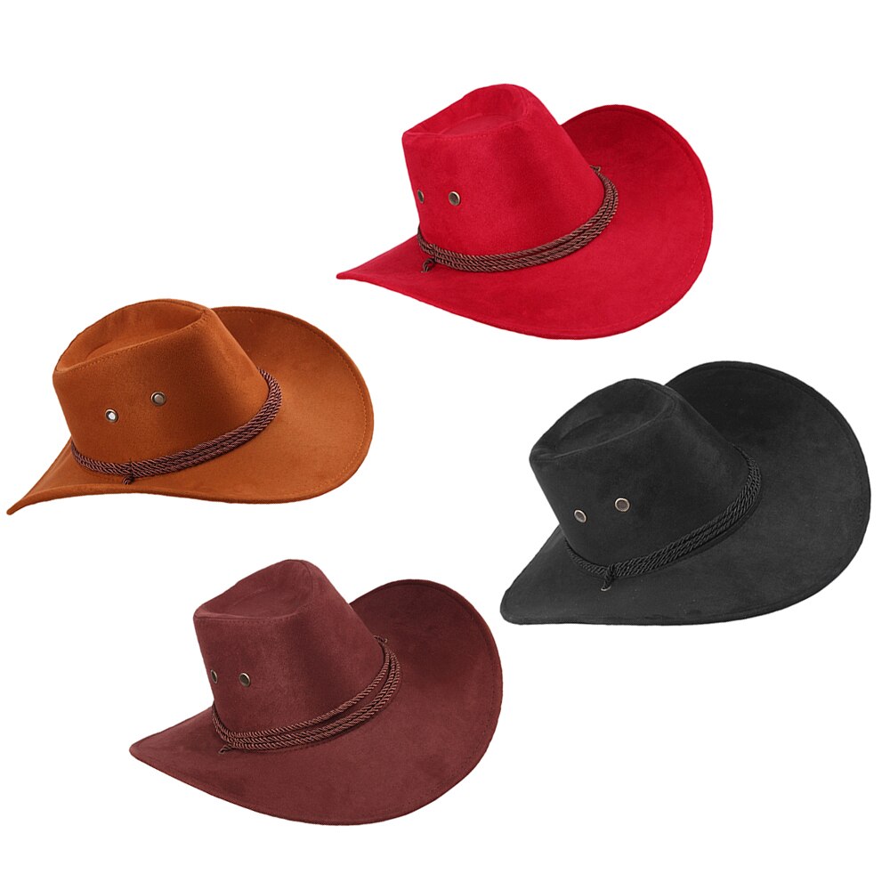 Sombrero de Cowboy del oeste para hombre, Sombrero... – Grandado