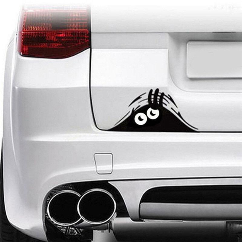 Funny Car Sticker 3D Big Eyes Car Accessories Inte... – Grandado