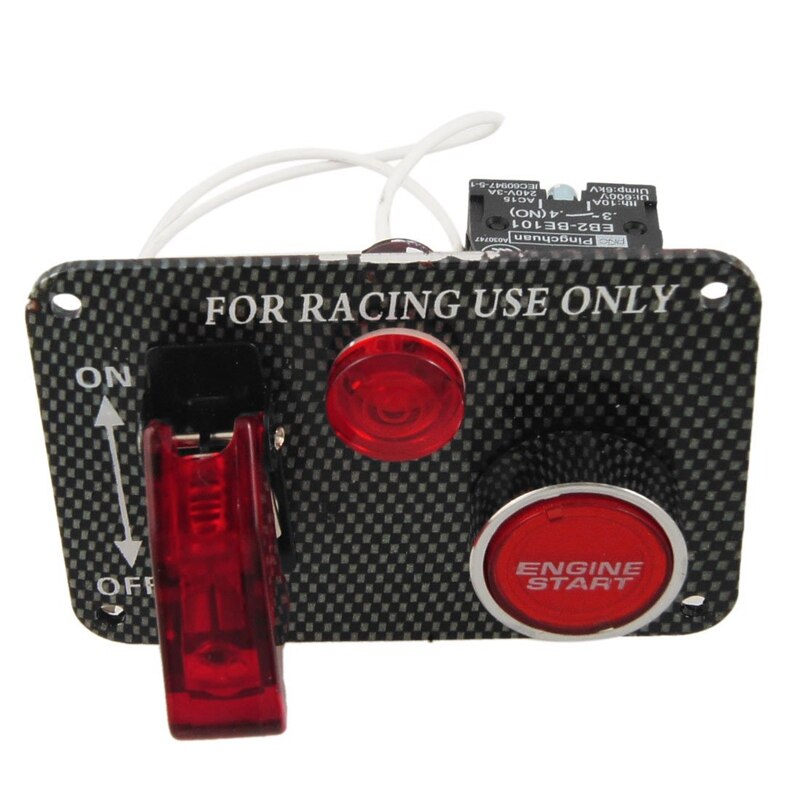 Carbon Fiber Racing Auto 12V Ignition Switch Panel... – Vicedeal
