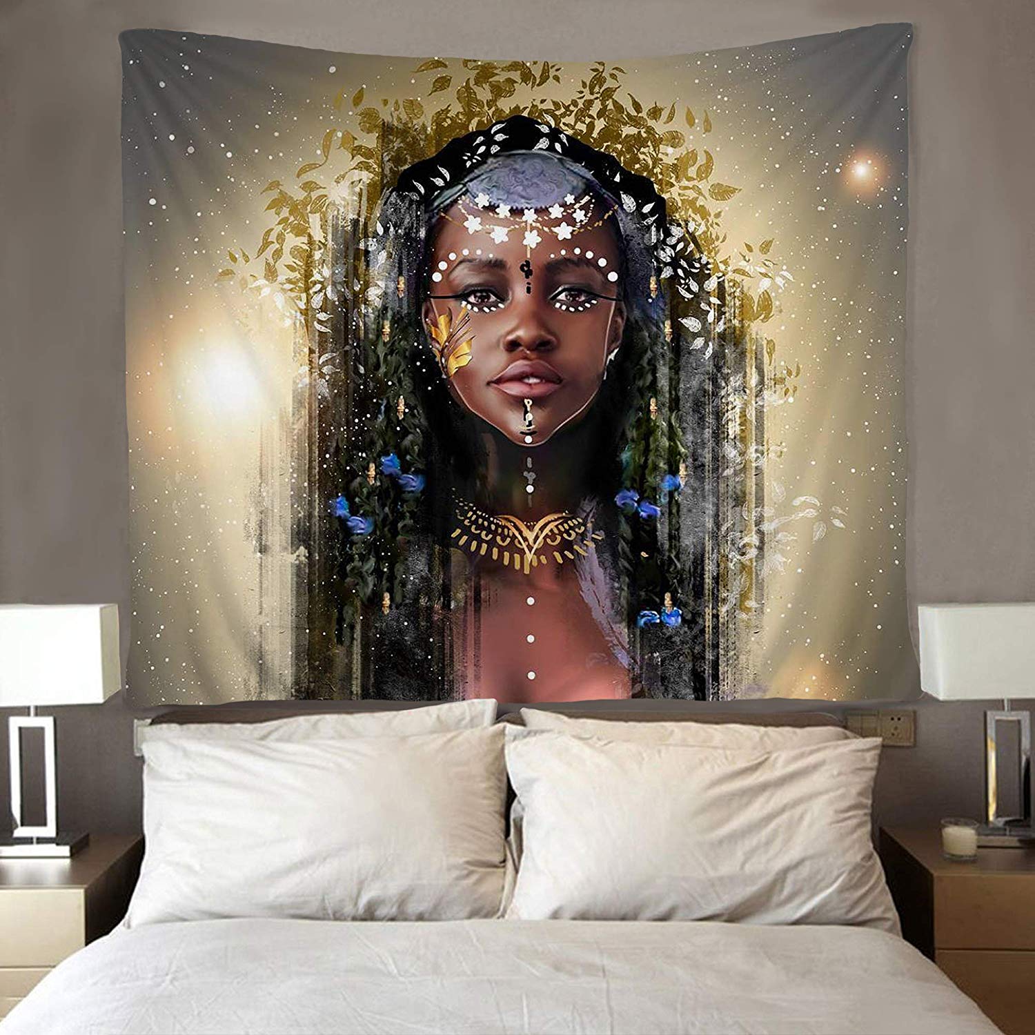 Black Girl Afro Girls African American Tapestries ... – Grandado