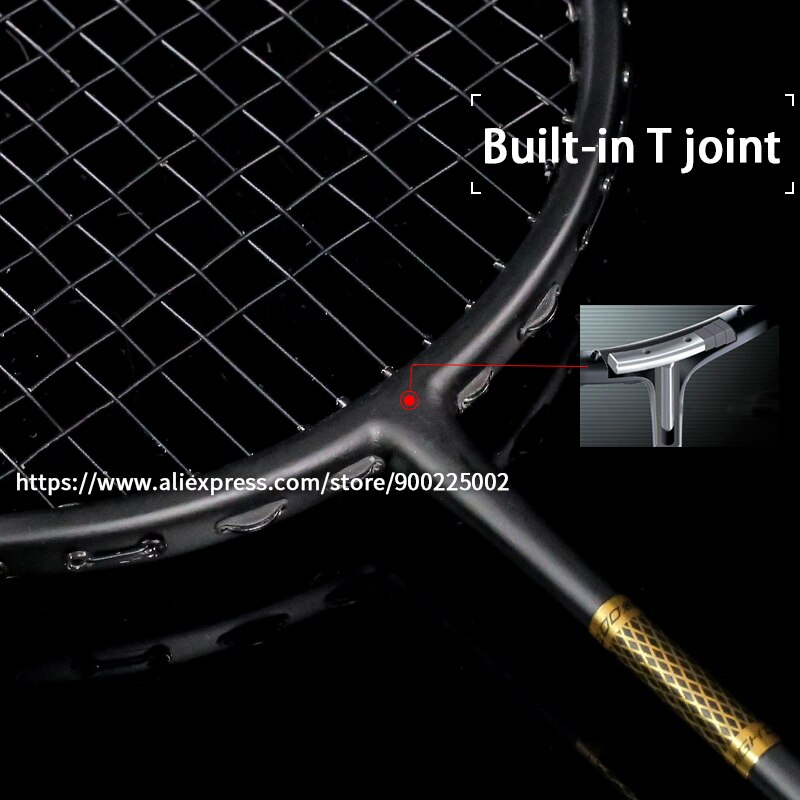 5U 75G Full Carbon Fiber Strung Badminton Rakcet L... – Grandado