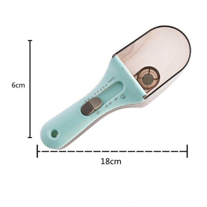 Kitchen Tools Plastic Scale Measuring Spoon Adjust... – Vicedeal
