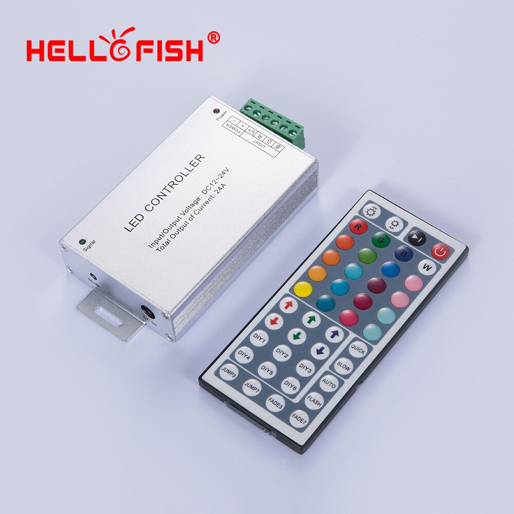 Rgb Led Strip Controller Ir 24 44 Sleutel Afstands... – Grandado