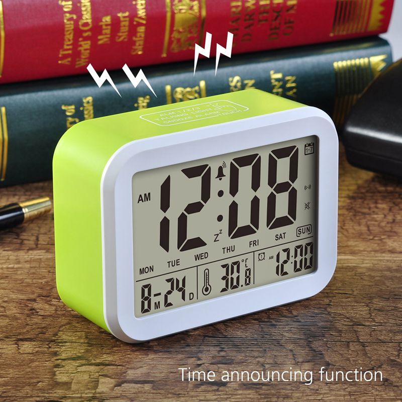 Digital Alarm Clock Talking Clock 3 Alarms ligent ... – Grandado