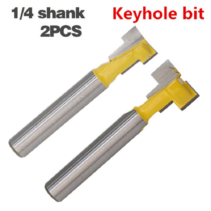 2 stks/set 1/4 Inch Schacht T-Slot Keyhole Cutter ... – Grandado