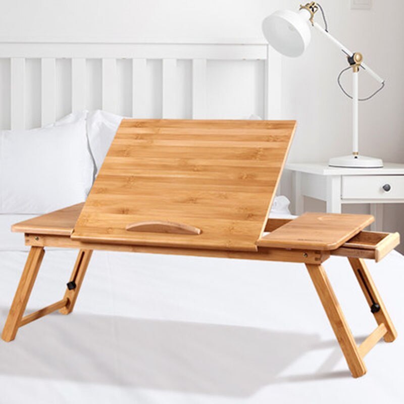 Folding lazy desk on the bed student computer rack... – Vicedeal