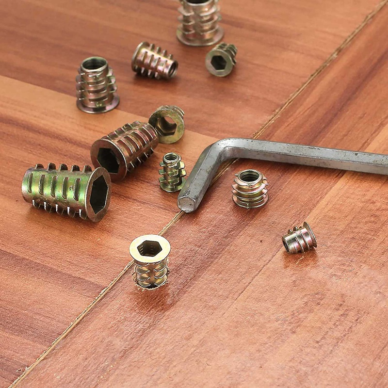 230 Threaded Nut Inserts, M4/M5/M6/M8/M10 Zinc All... – Vicedeal