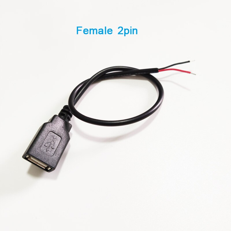 2Pin 4Pin Male Female 5V USB Connector Wire DIY US... – Grandado