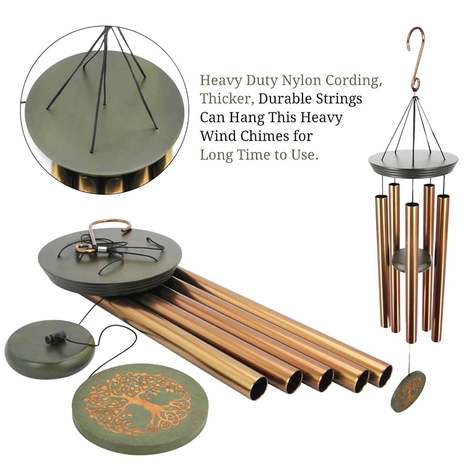 Unique Large Memorial Wind Chimes Garden Wind Chim... – Vicedeal