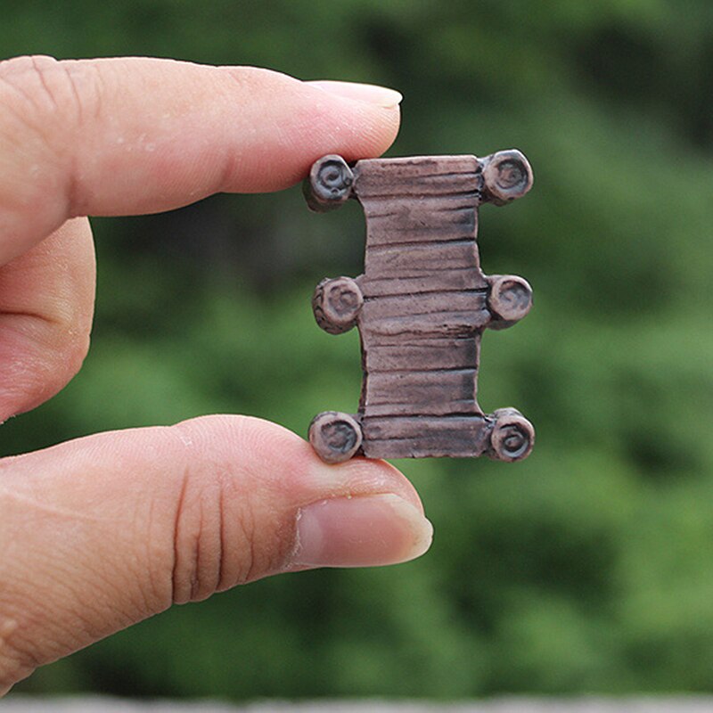 Mini Houten Brug Micro Landschap Hars Beeldjes Fai... – Vicedeal