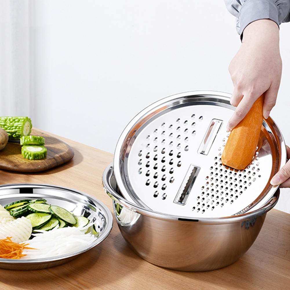 3Pcs Keuken Raspen Roestvrij Staal Multifunctionel... – Grandado