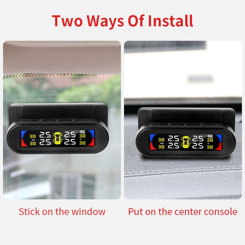 Coloful Solar TPMS Car Tire pressure Alarm Monitor... – Vicedeal