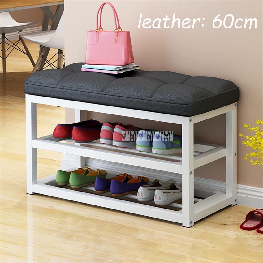 C313 Metal Frame Shoe Storage Stool Living Room Sh... – Vicedeal