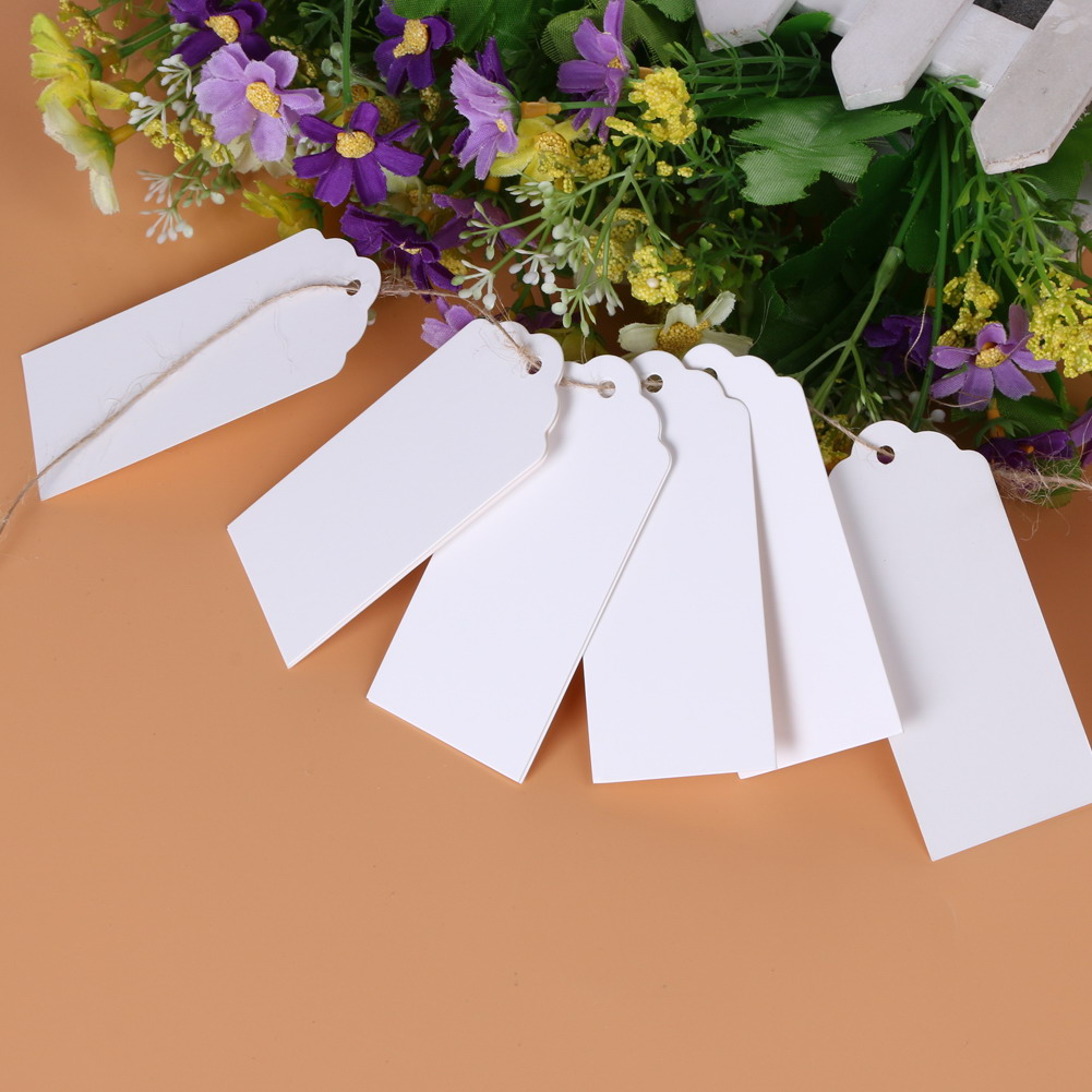 50pcs 4*9cm Hollow Paper Labels / Blank Tag / tabl... – Grandado