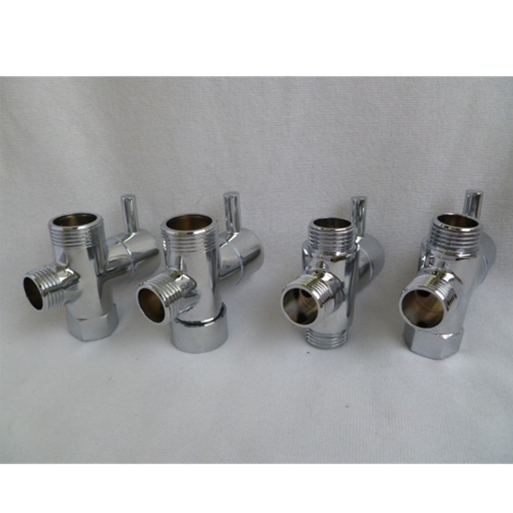 Three-way Water Diverter T-shaped Adapter Shower D... – Grandado