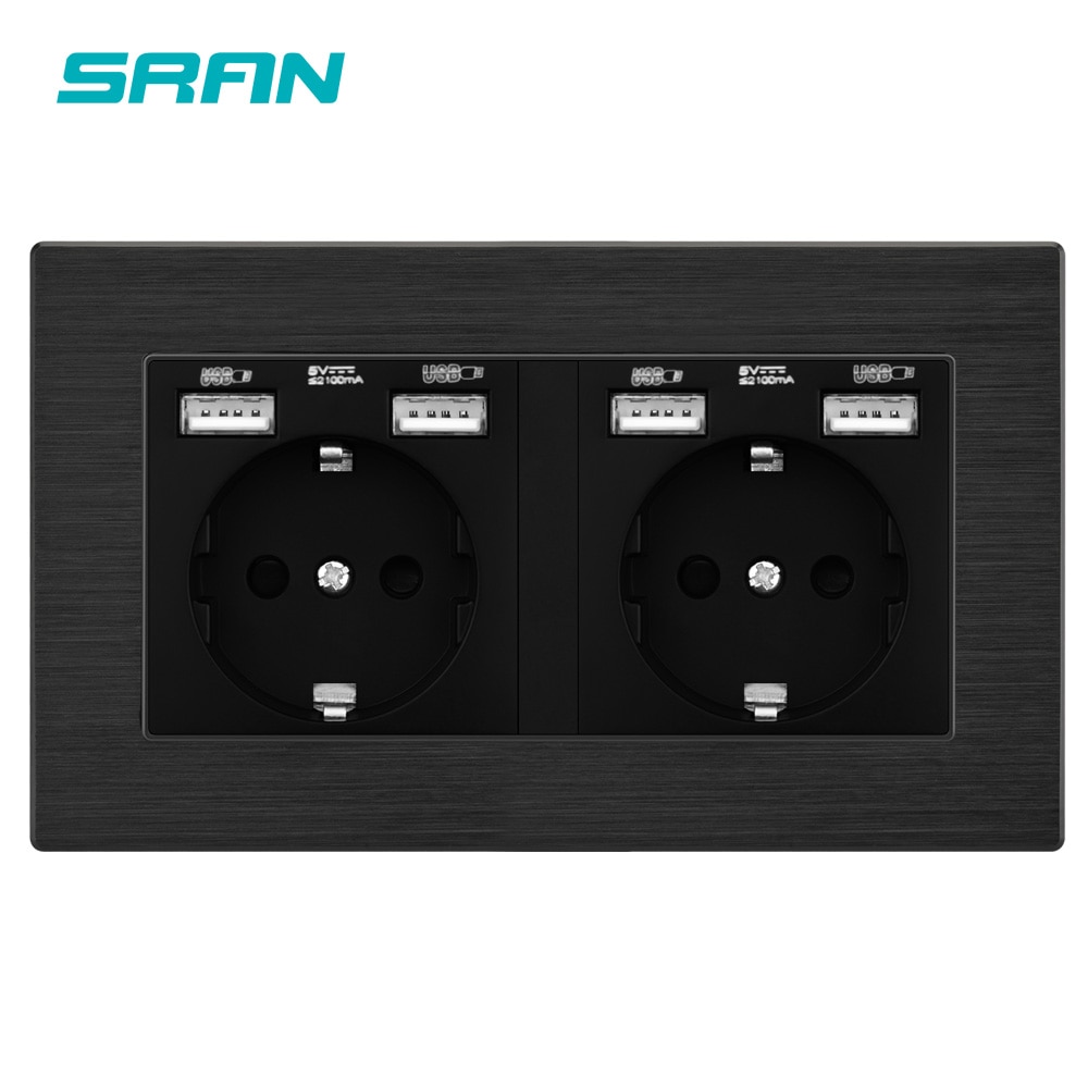 Wall 16A EU Multi Way Power Socket Plug Grounded E... – Vicedeal