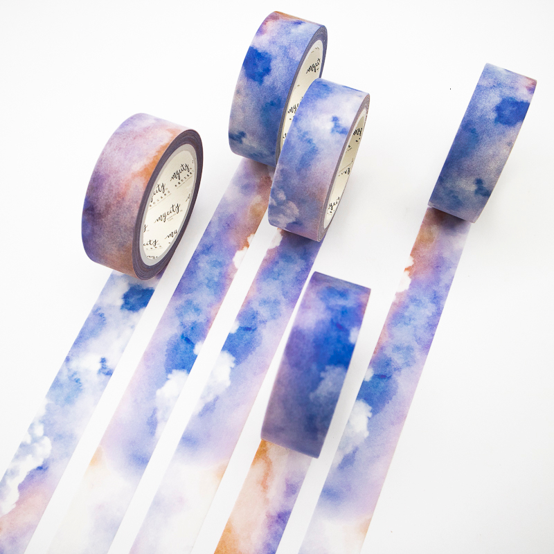 Colored Clouds Washi Tape Sticky Color Decorative ... – Vicedeal