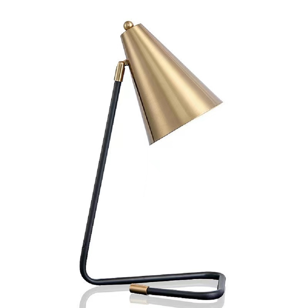 Modern metal bedroom desk lamp horn bedside table ... – Grandado