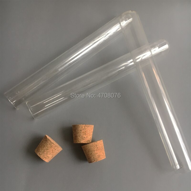 25*200mm 20pcs/lot Pyrex test tube with cork Boros... – Vicedeal