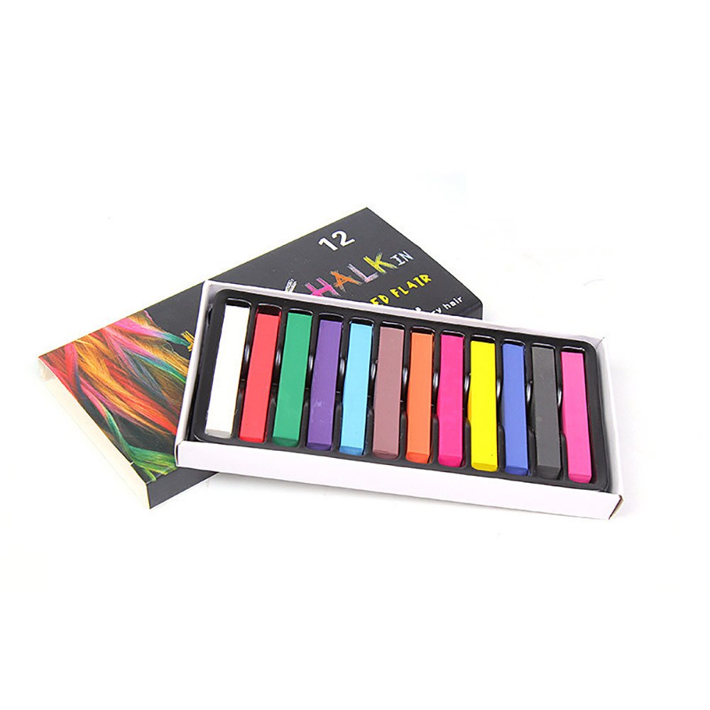 6/12/24/36 Colors Disposable Hair Coloring Chalk F... – Grandado