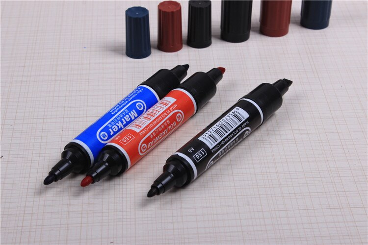 double pen marker double writing function Marking ... – Vicedeal
