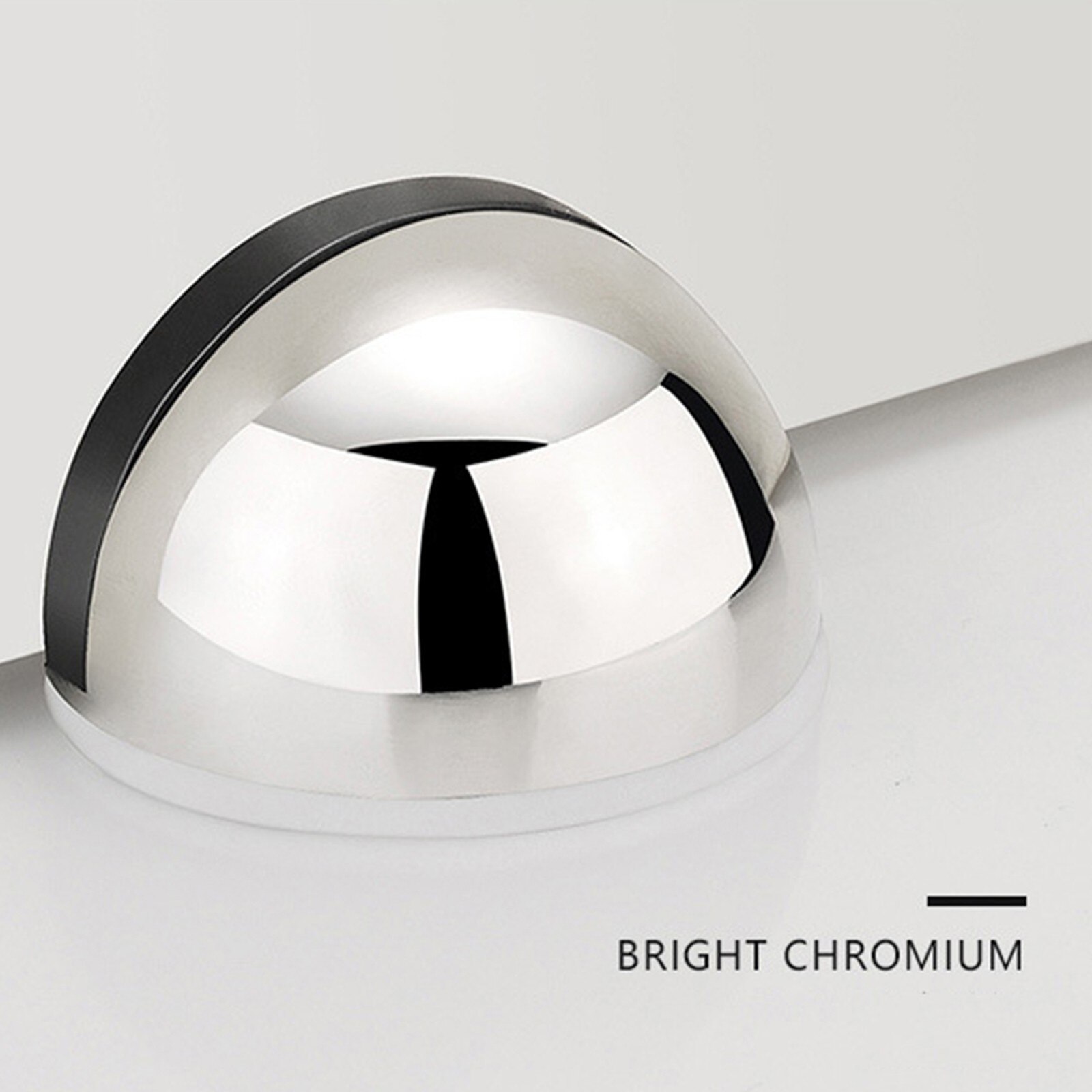 25# Stainless Steel Rubber Magnetic Door Stopper Non Punching Sticker ...