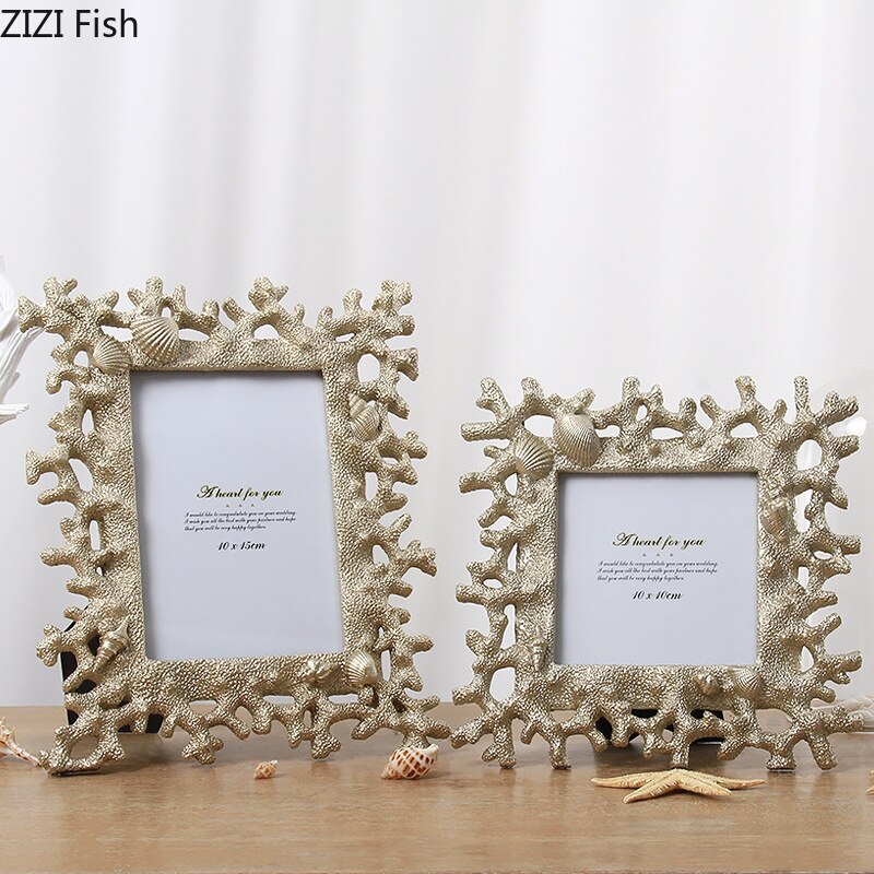 Coral Photo Frame Shell Conch Frames for Pictures ... – Vicedeal