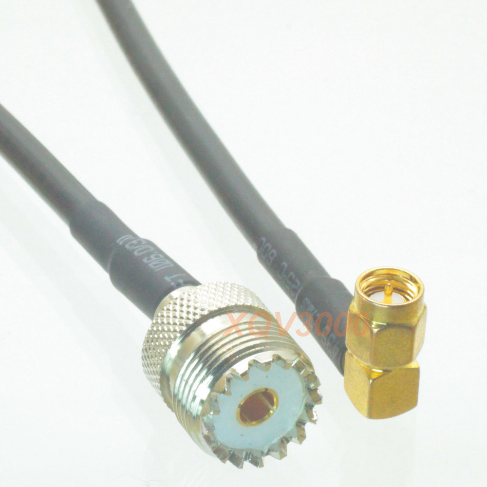 Rg58 20 tommer rf pigtail sma hanstikstift ret vin... – Vicedeal