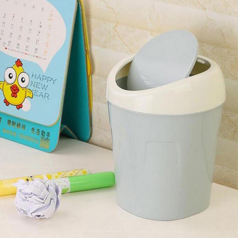 Multi Color Mini Waste Bins Plastic Paper Dustbin ... – Vicedeal