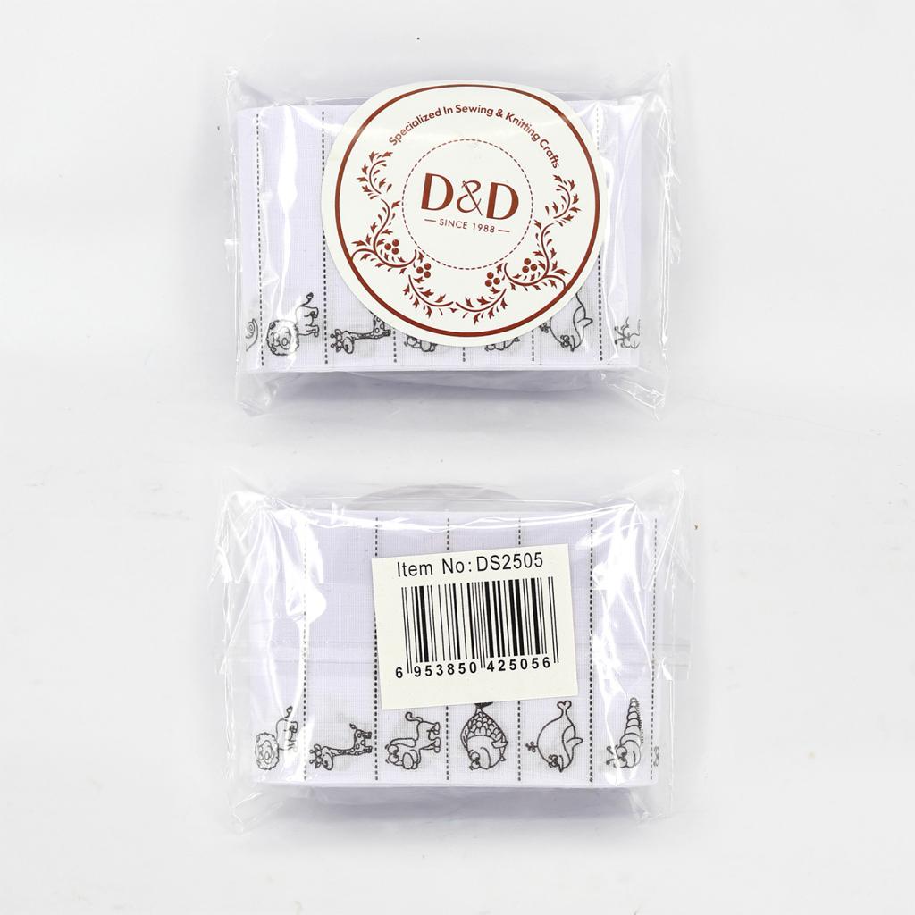 100 Pre-cut Iron-on Cotton Name Tapes Labels Tags ... – Vicedeal