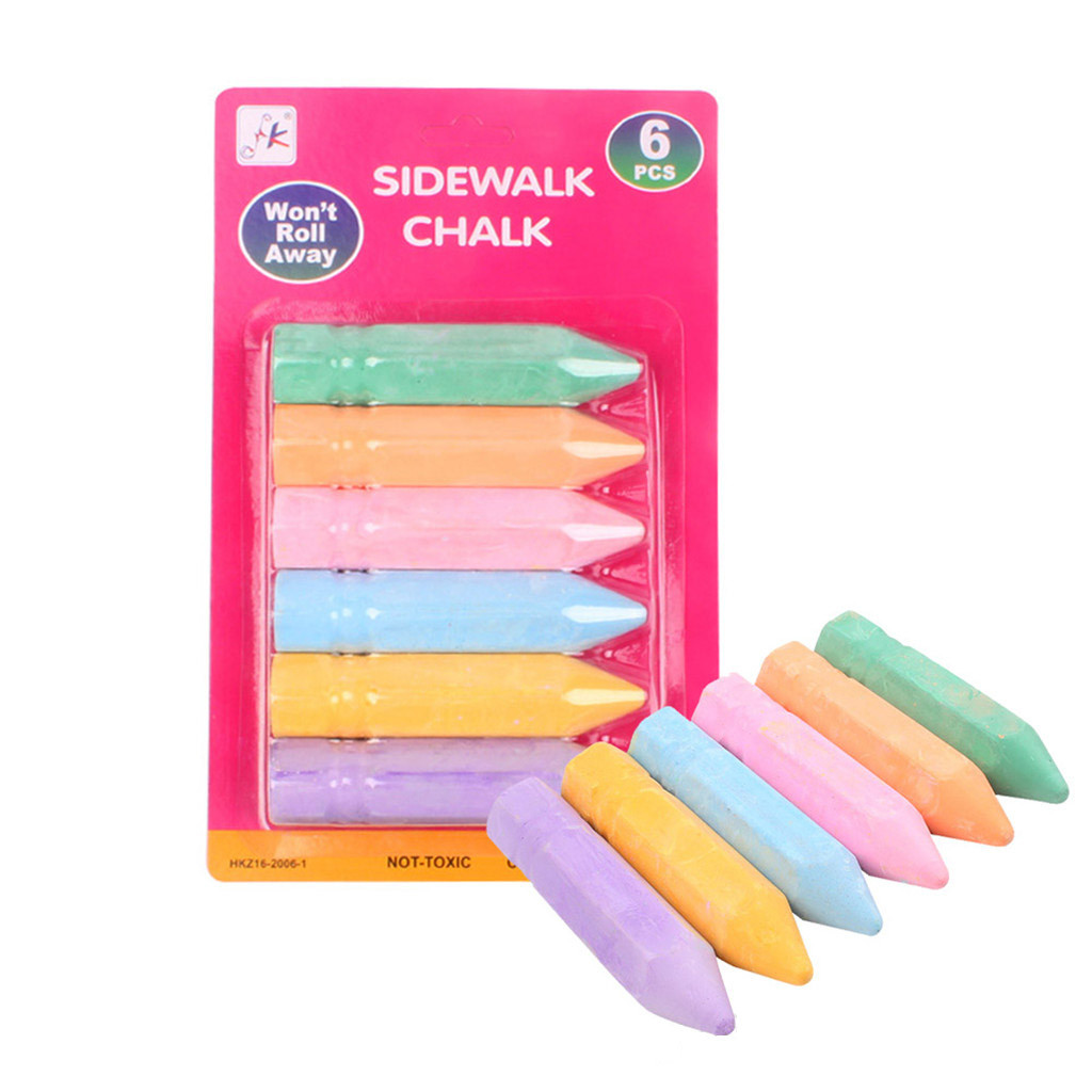 6PCS/Set dust-free Chalk Art Play for Kid and Adul... – Vicedeal