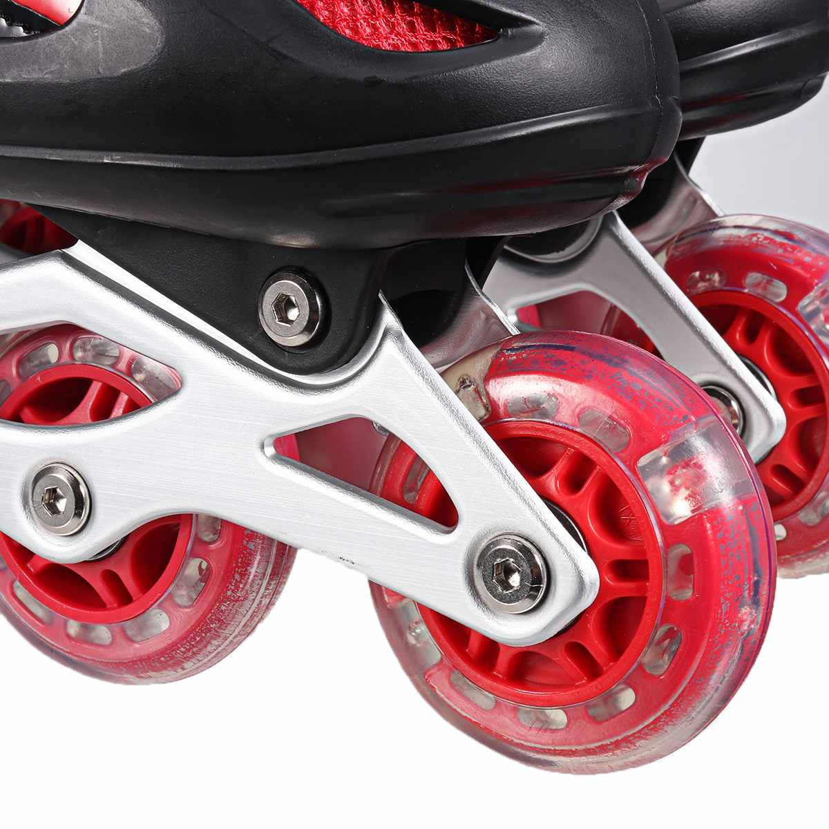 Skates Children 4 Wheels Led Flashing Roller Skate... – Grandado