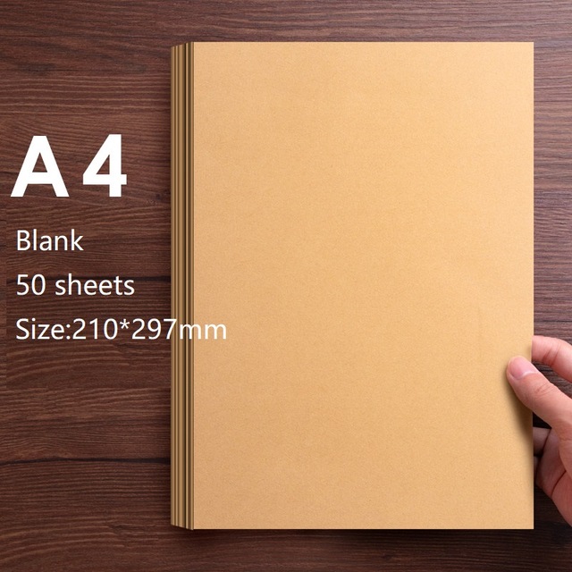 Papel Kraft Vintage para escribir letras, papelerí... – Grandado