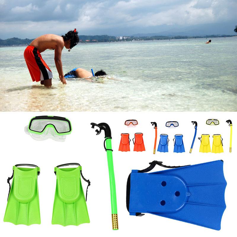 Set Snorkelen Zwemmen Zwemmen Duiken Duikbril Kids... – Grandado