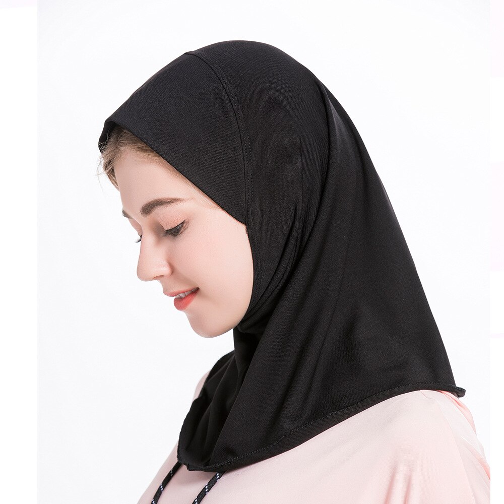 Trendy Solid Color Muslim Female Turban Cap Islami... – Vicedeal