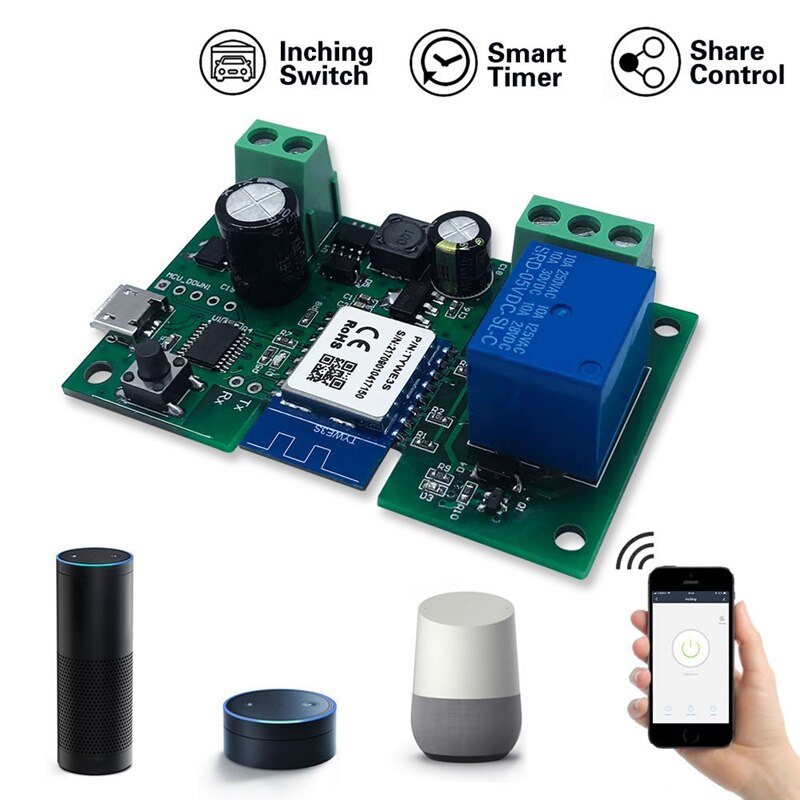 1CH Single Channel Jog Switch Module WiFi Relay Wi... – Vicedeal