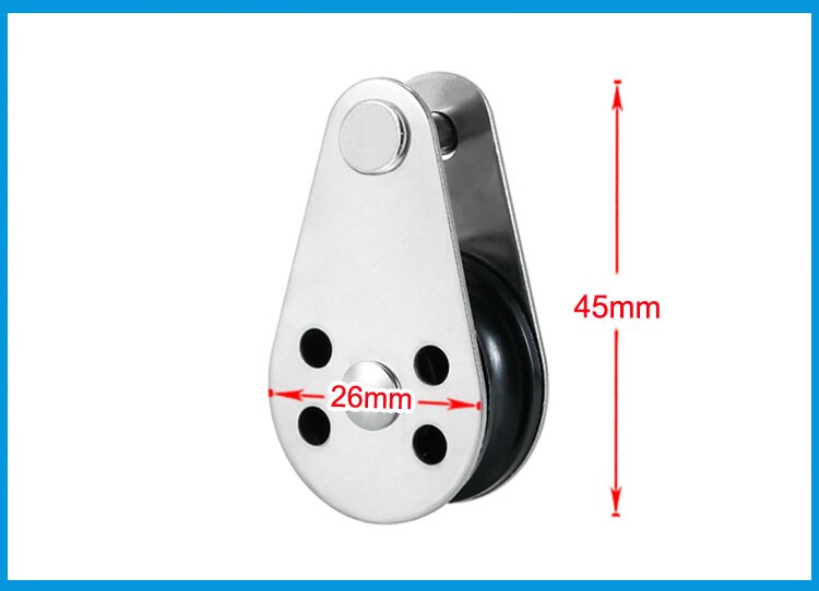 Bset matel rustfrit stål 316 remskiver blokke reb ... – Grandado